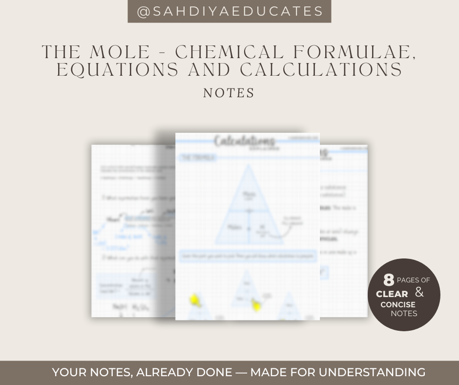 Digital file - The mole - Chemical formulae, equations and calculation ...